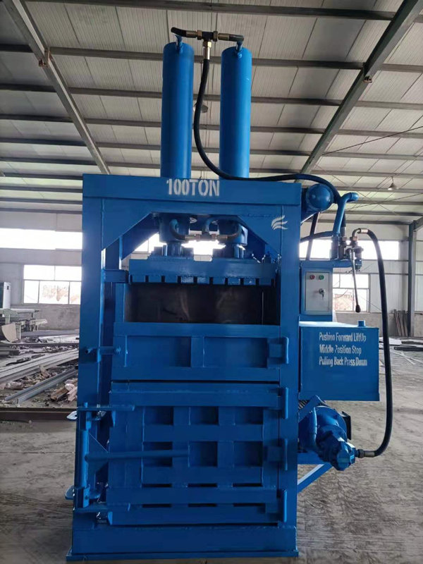 Vertical Fiber Baling Press Machine - Buy Vertical Fiber Baling Press ...